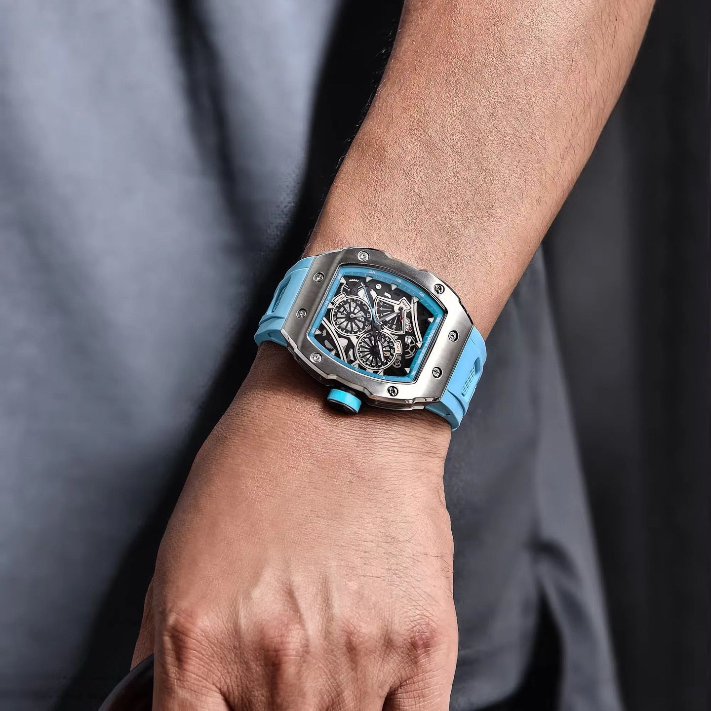 Pagani Design YS012 - Màu xanh ngọc - 41mm - Seiko VH88 - Quartz - PD ...